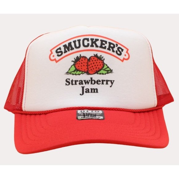 Accessories | Smuckers Trucker Hat Baseball Smuckers Strawberry Jam Hat ...